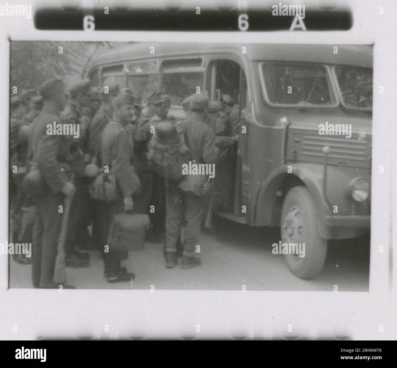SS Photographer, Heiss (1943) Unit and soldiers in barracks, visit by ...