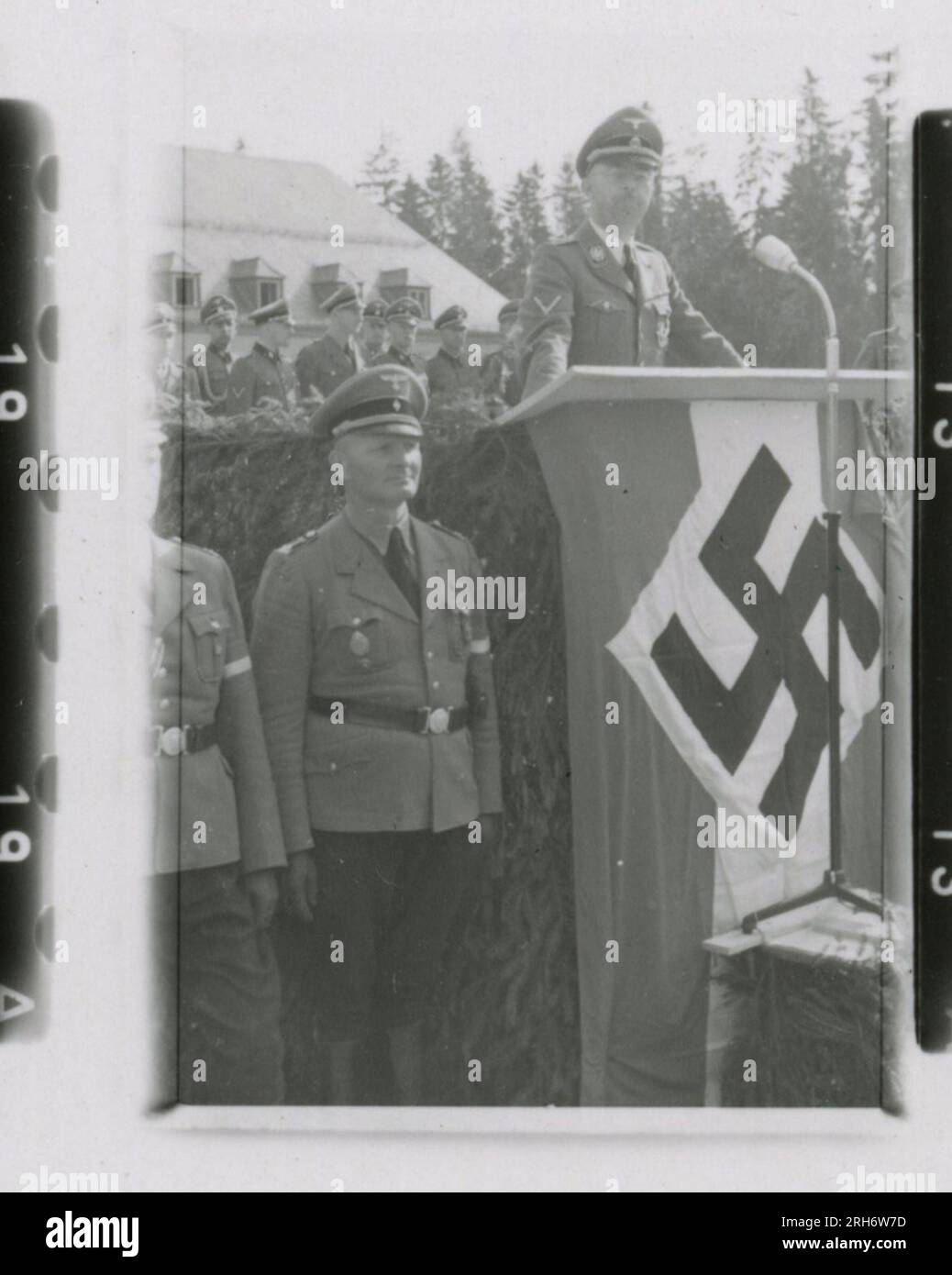 SS Photographer, Heiss (1943) Unit and soldiers in barracks, visit by ...