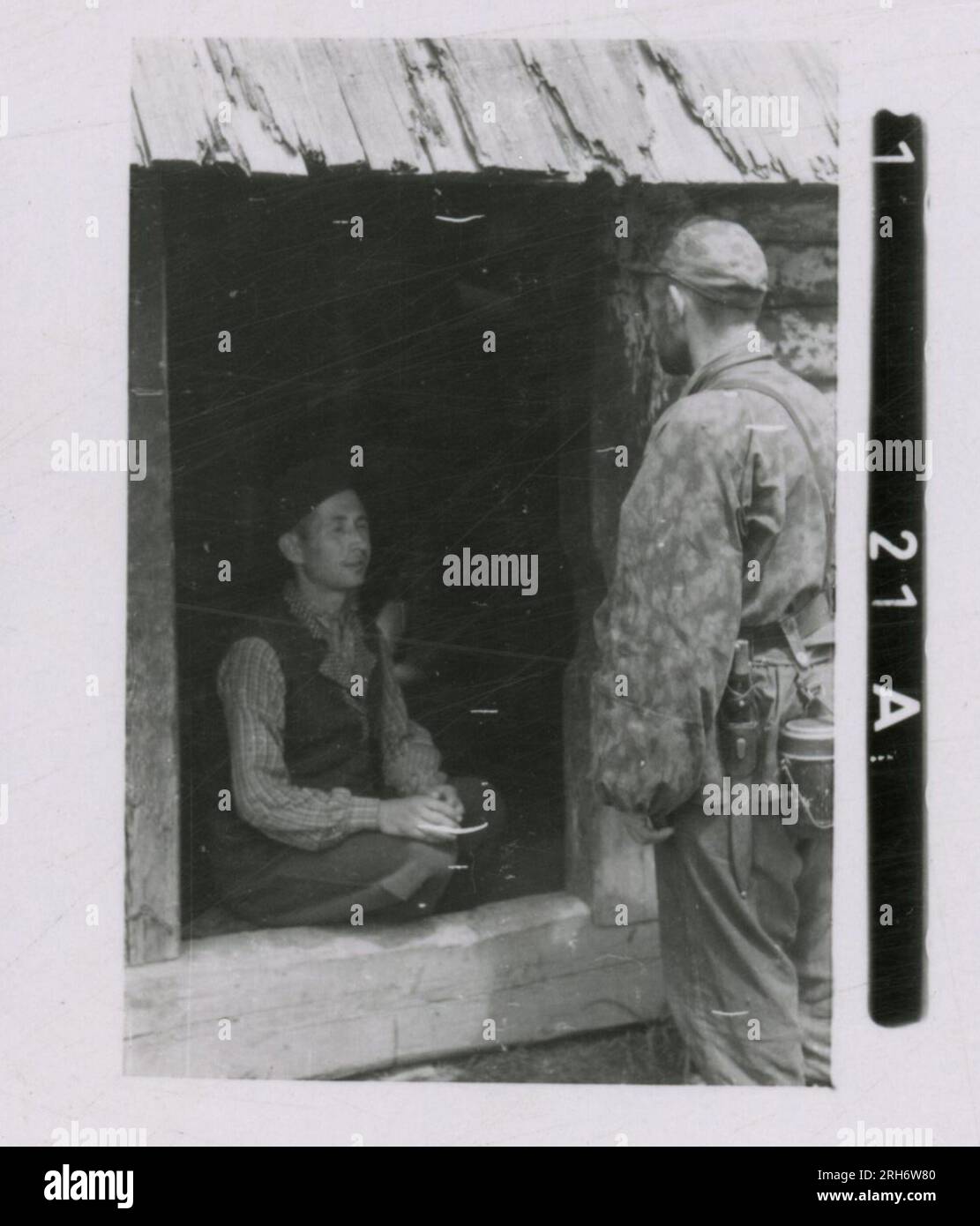 SS Photographer, Heiss (1943) Unit and soldiers in barracks, visit by ...