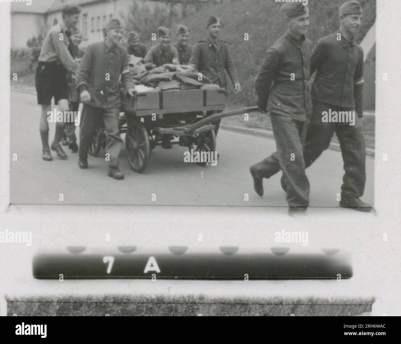 SS Photographer, Heiss (1943) Unit and soldiers in barracks, visit by ...