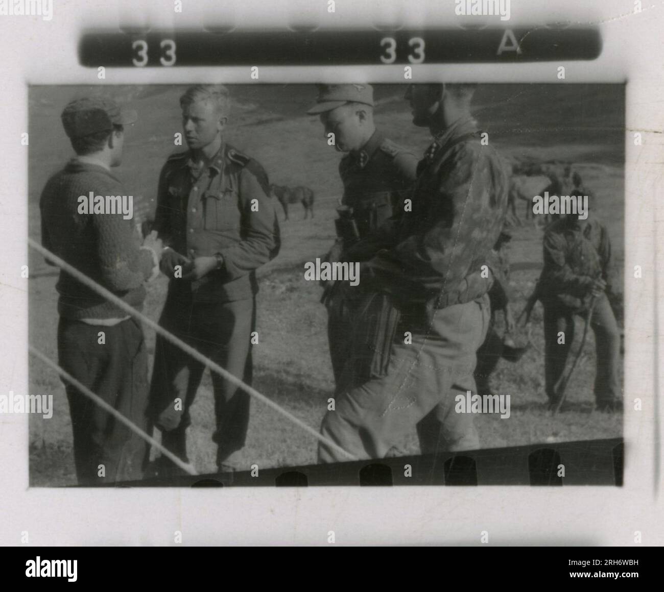 SS Photographer, Heiss (1943) Unit and soldiers in barracks, visit by ...