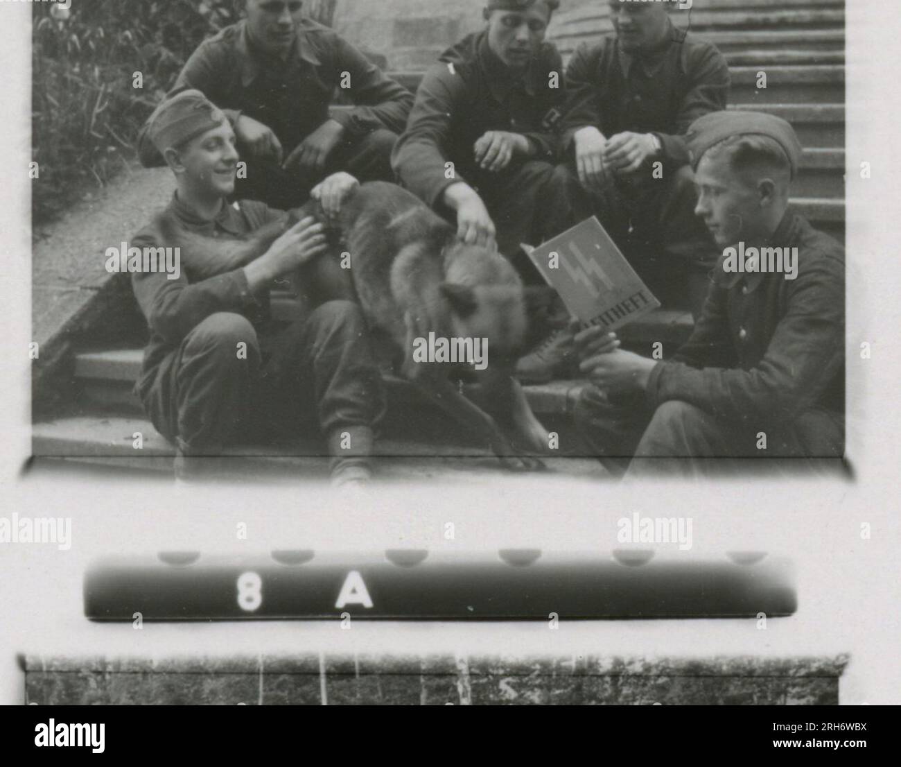 SS Photographer, Heiss (1943) Unit and soldiers in barracks, visit by ...
