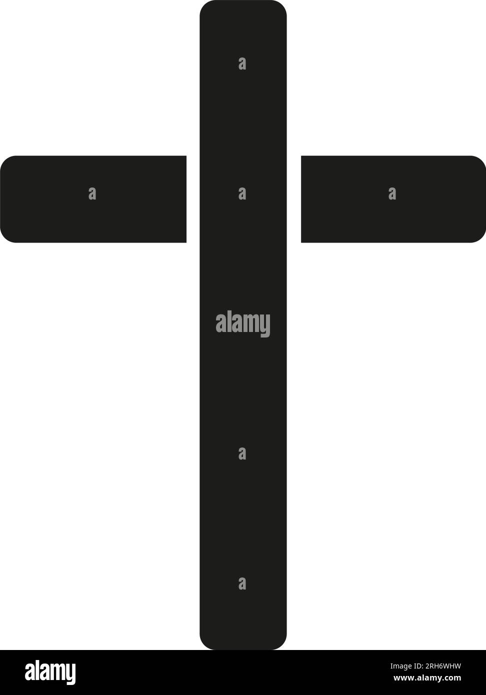 Christian cross simple icon Stock Vector Image & Art - Alamy