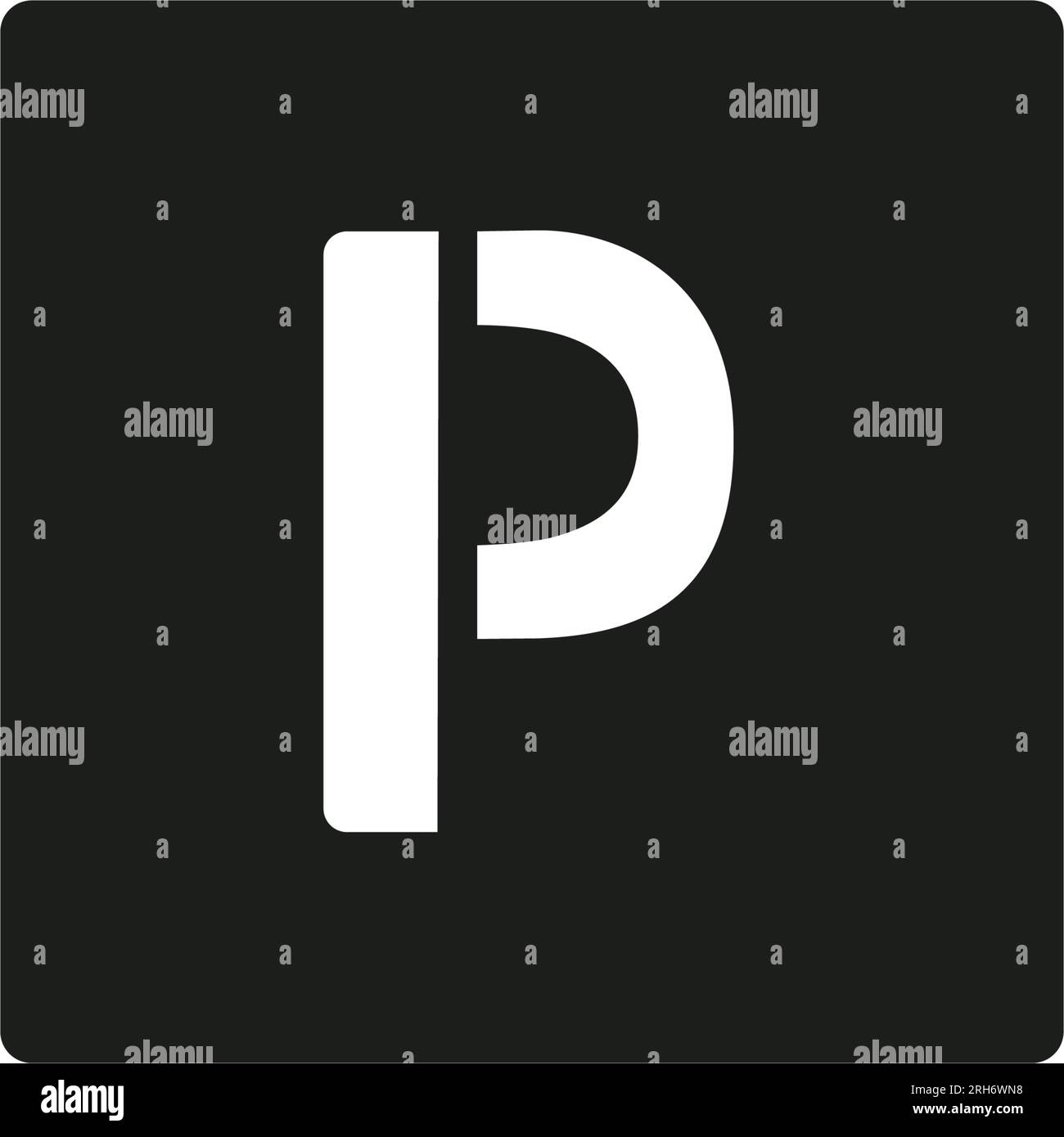 Parking sign simple icon Stock Vector Image & Art - Alamy