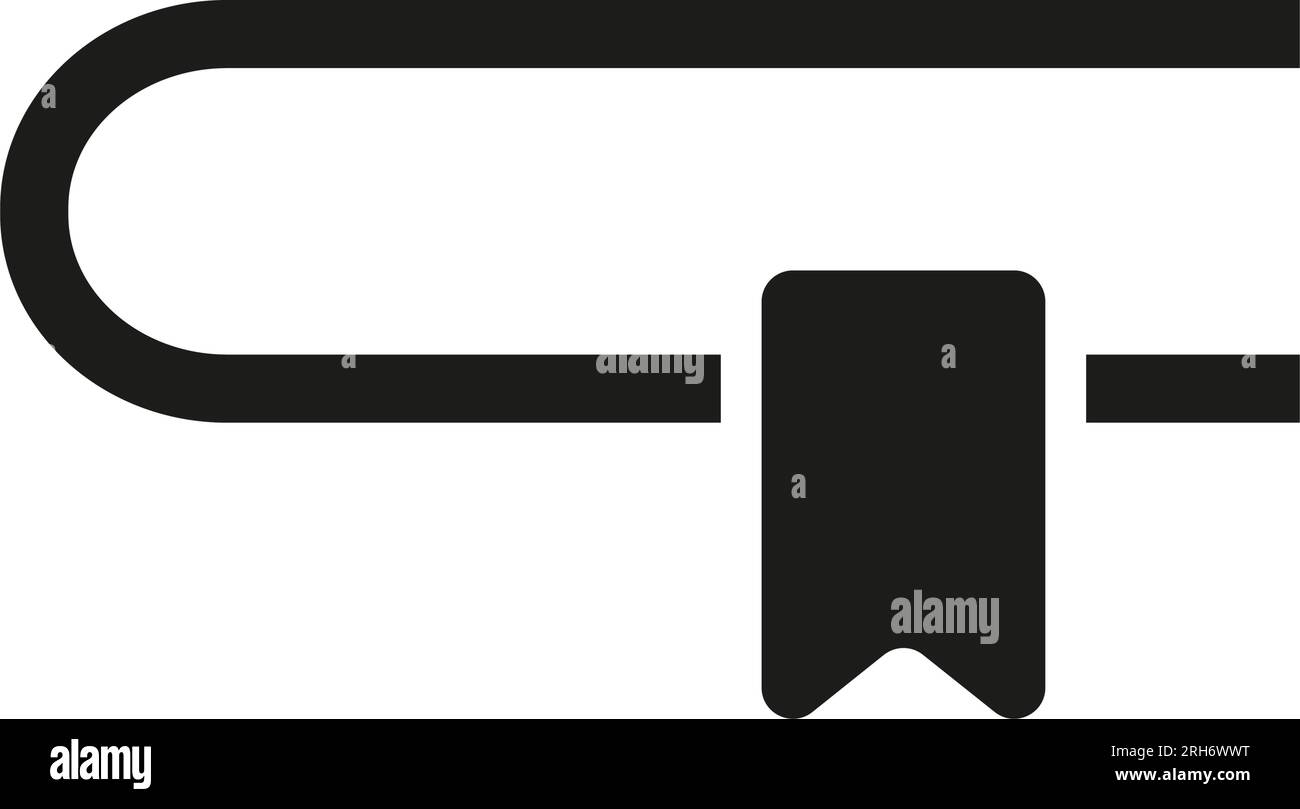 Book with tab simple icon Stock Vector Image & Art - Alamy