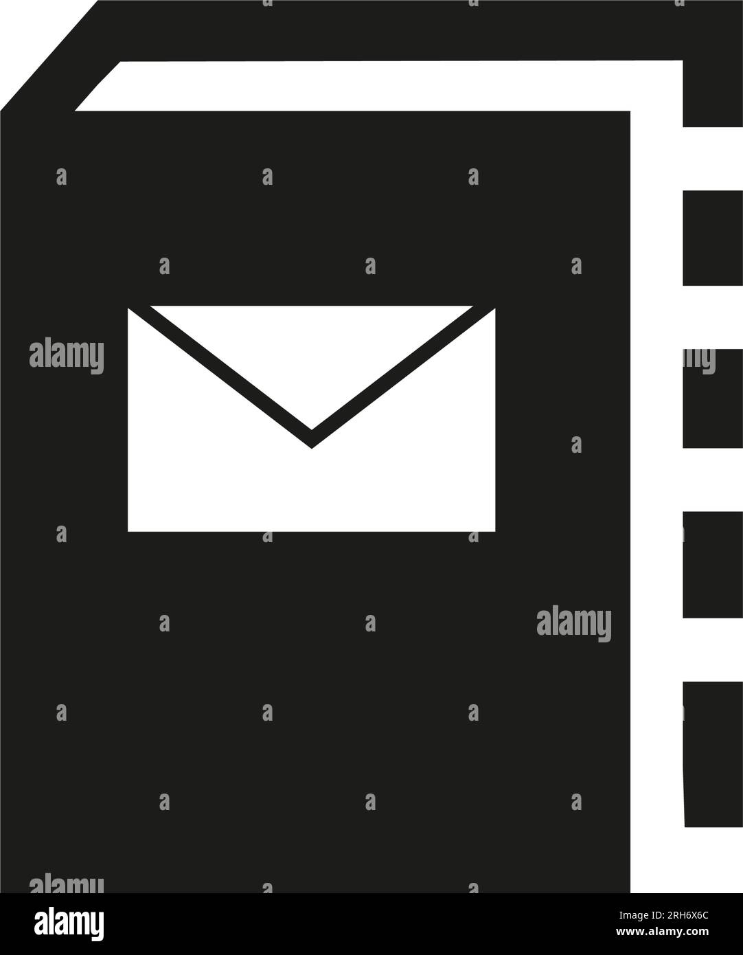 Single postbox Stock Vector Images - Alamy