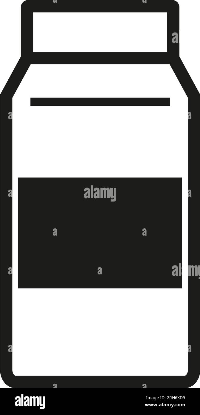 Milk package icon Stock Vector Image & Art - Alamy