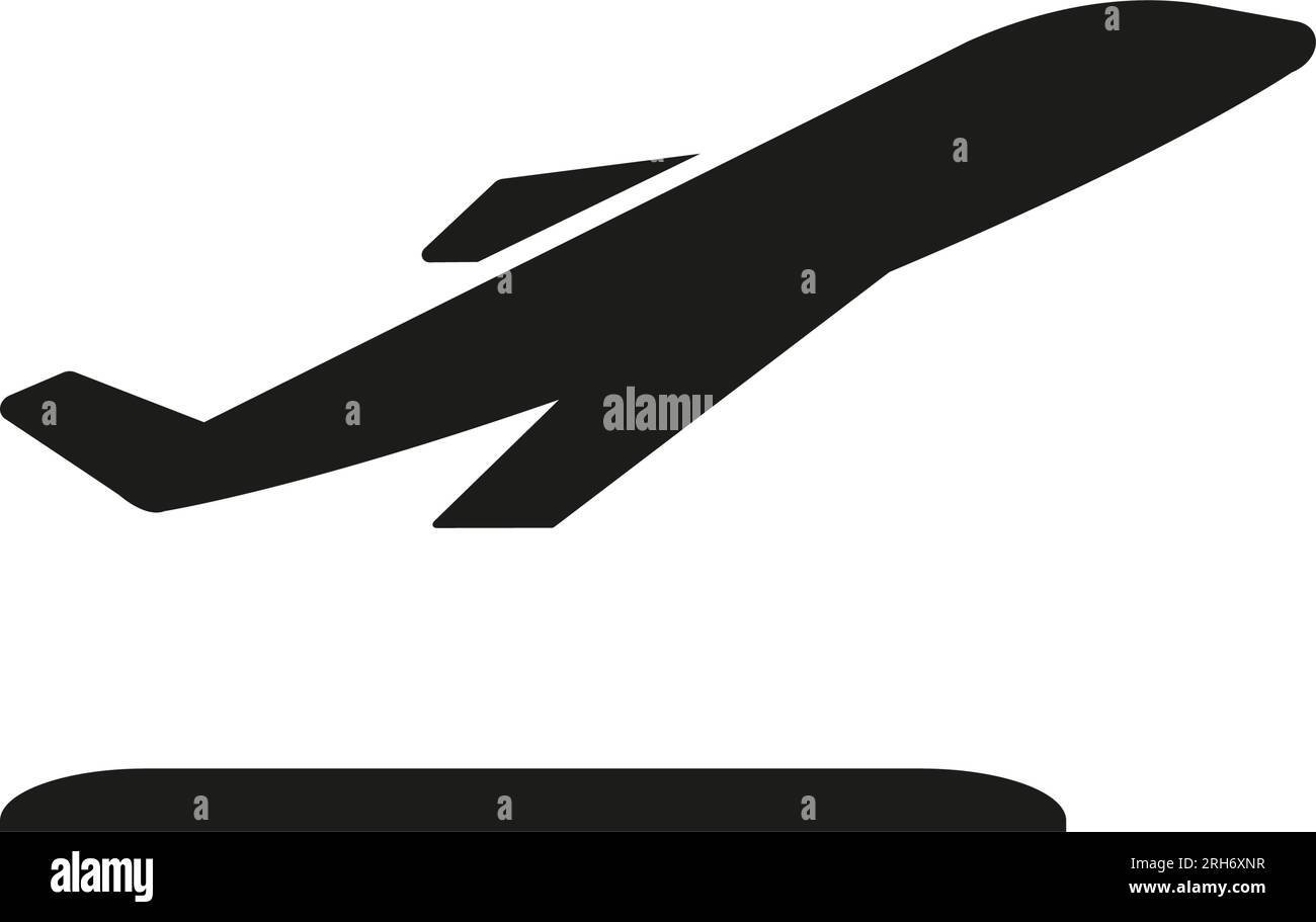 Airplane departure icon Stock Vector Image & Art - Alamy