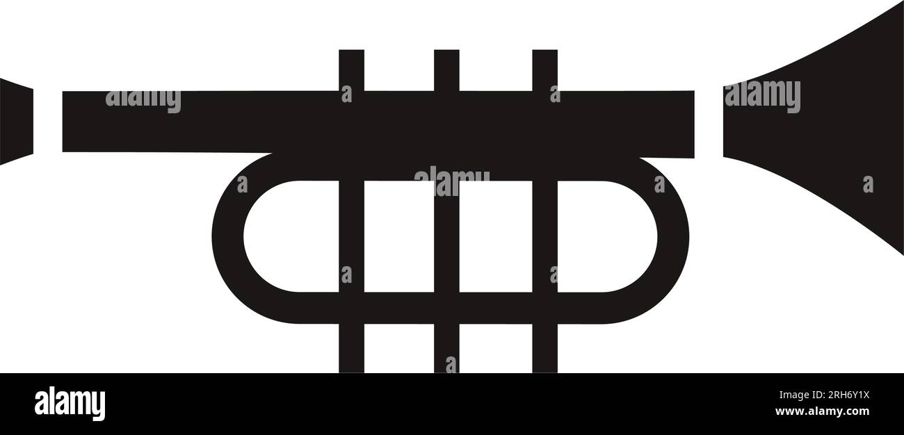 Trumpet simple icon Stock Vector Image & Art - Alamy
