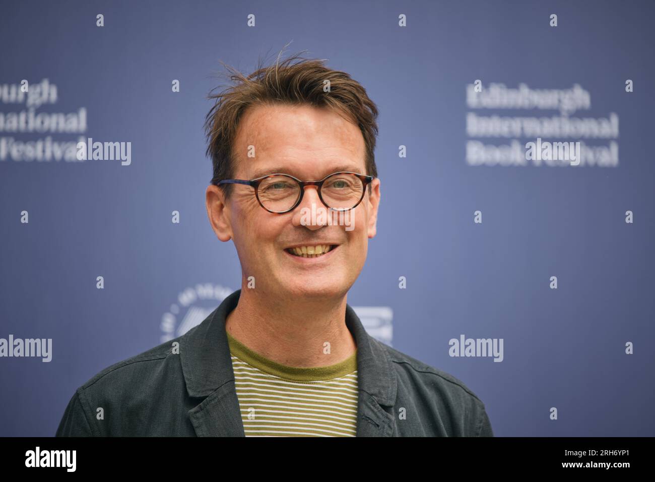 Edinburgh Scotland, UK 14 August 2023. David Farrier at the Edinburgh International Book ...