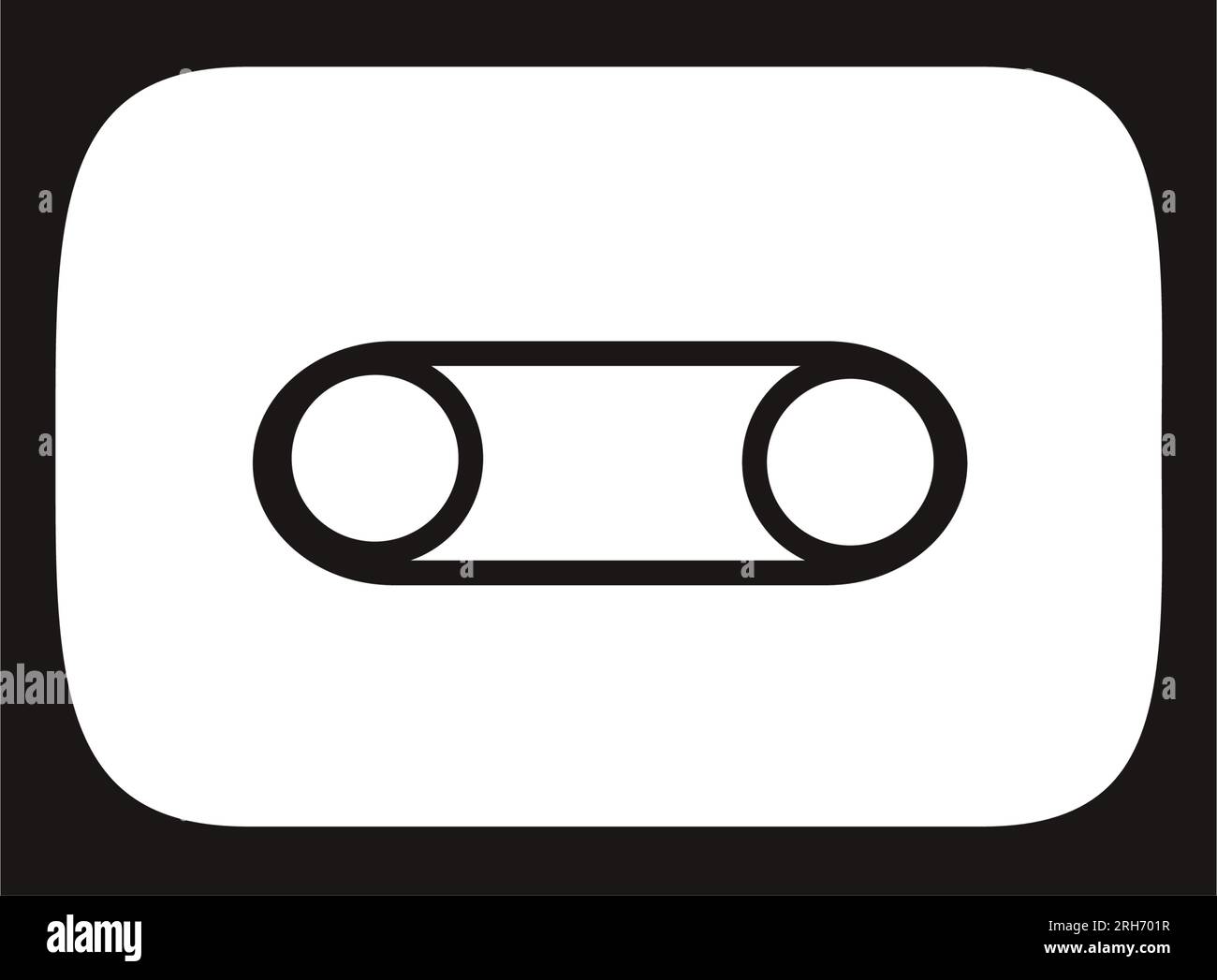 tape-cassette-simple-icon-stock-vector-image-art-alamy
