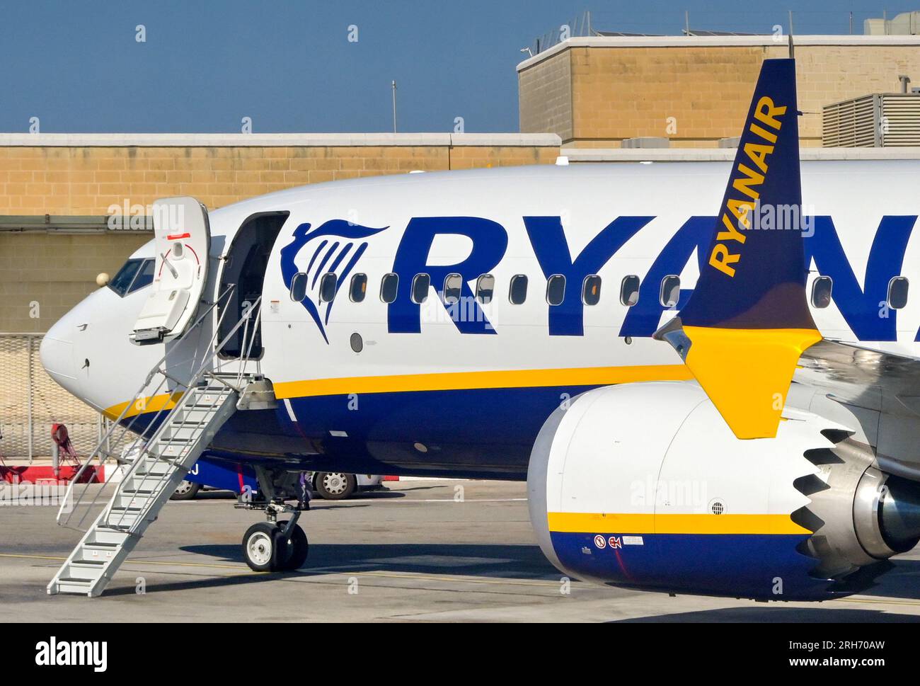 Luqa, Malta - 7 August 2023: Boeing 737 holiday jet operated by Irish ...