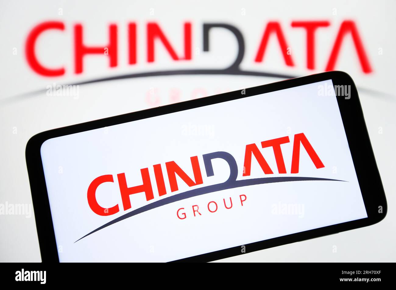 Ukraine. 14th Aug, 2023. In this photo illustration, Chindata Group ...