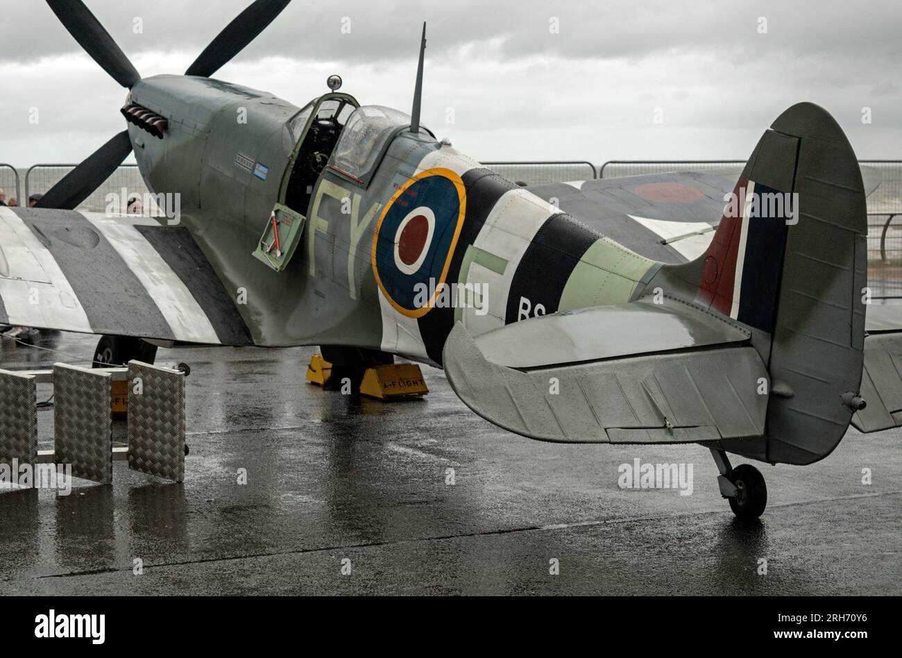 Spitfire Mark 1X. Blackpool Air Show 2023 Stock Photo - Alamy