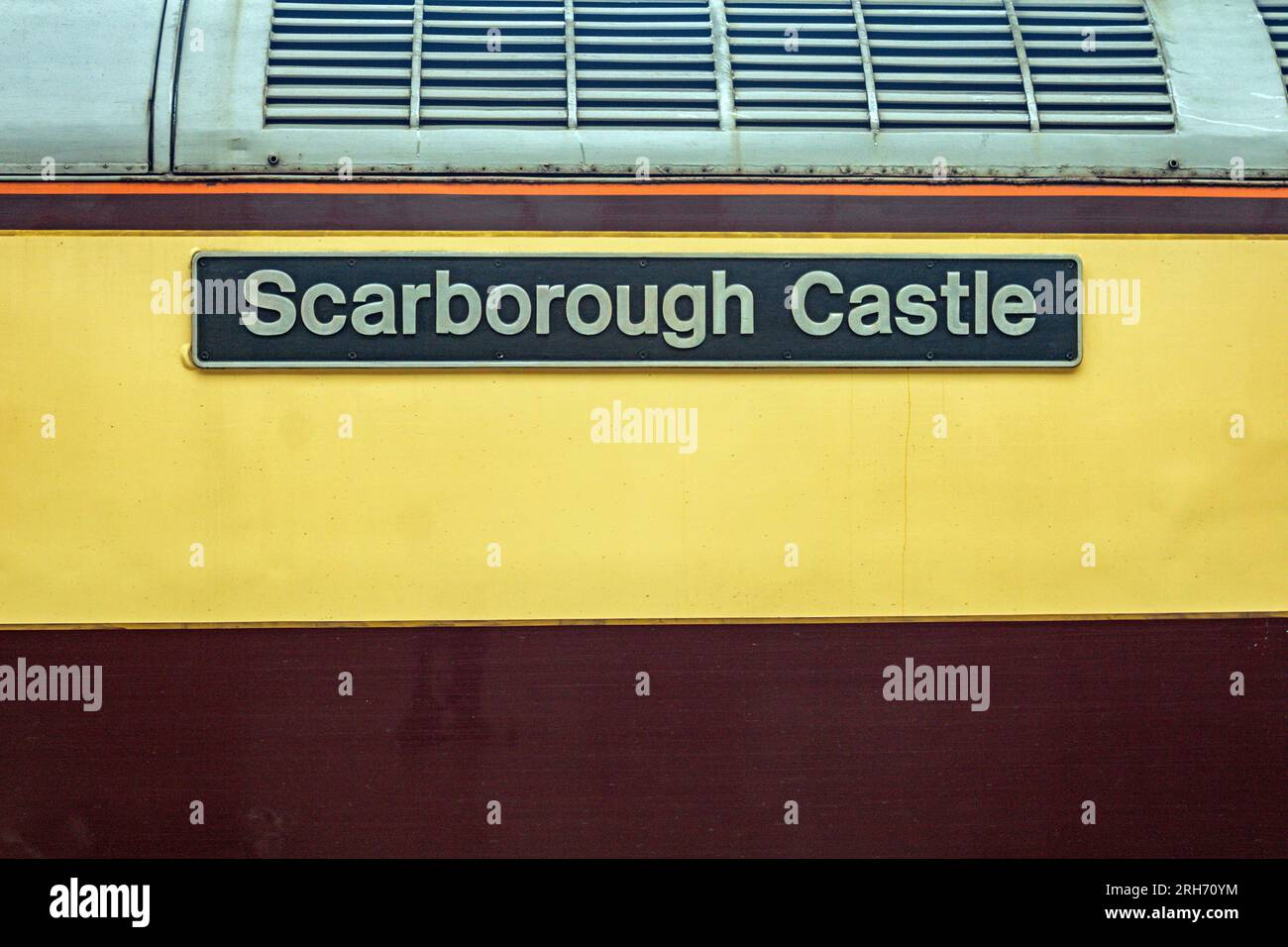 57313 'Scarborough Castle' at platform 4 at Preston railway station ...
