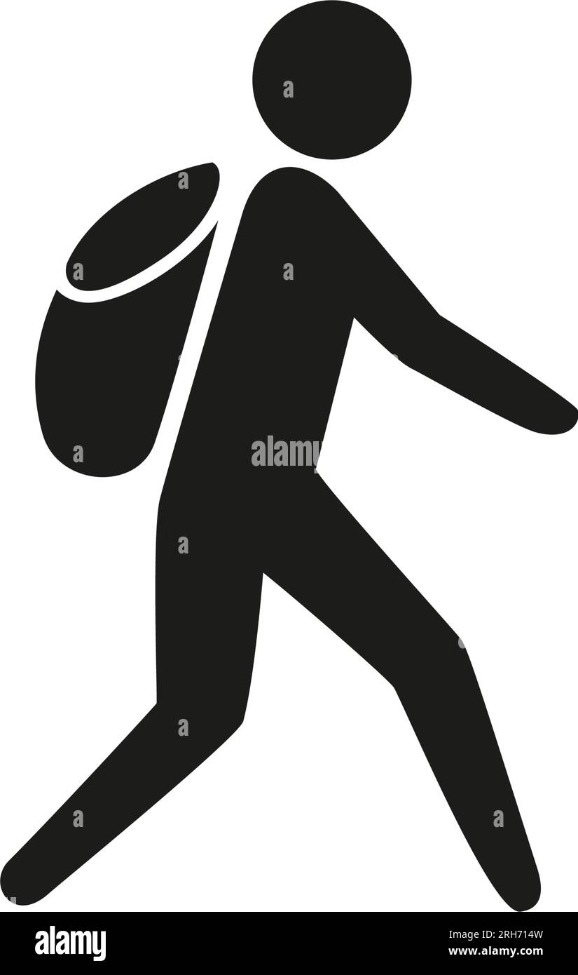 Motion walking school Stock Vector Images - Alamy