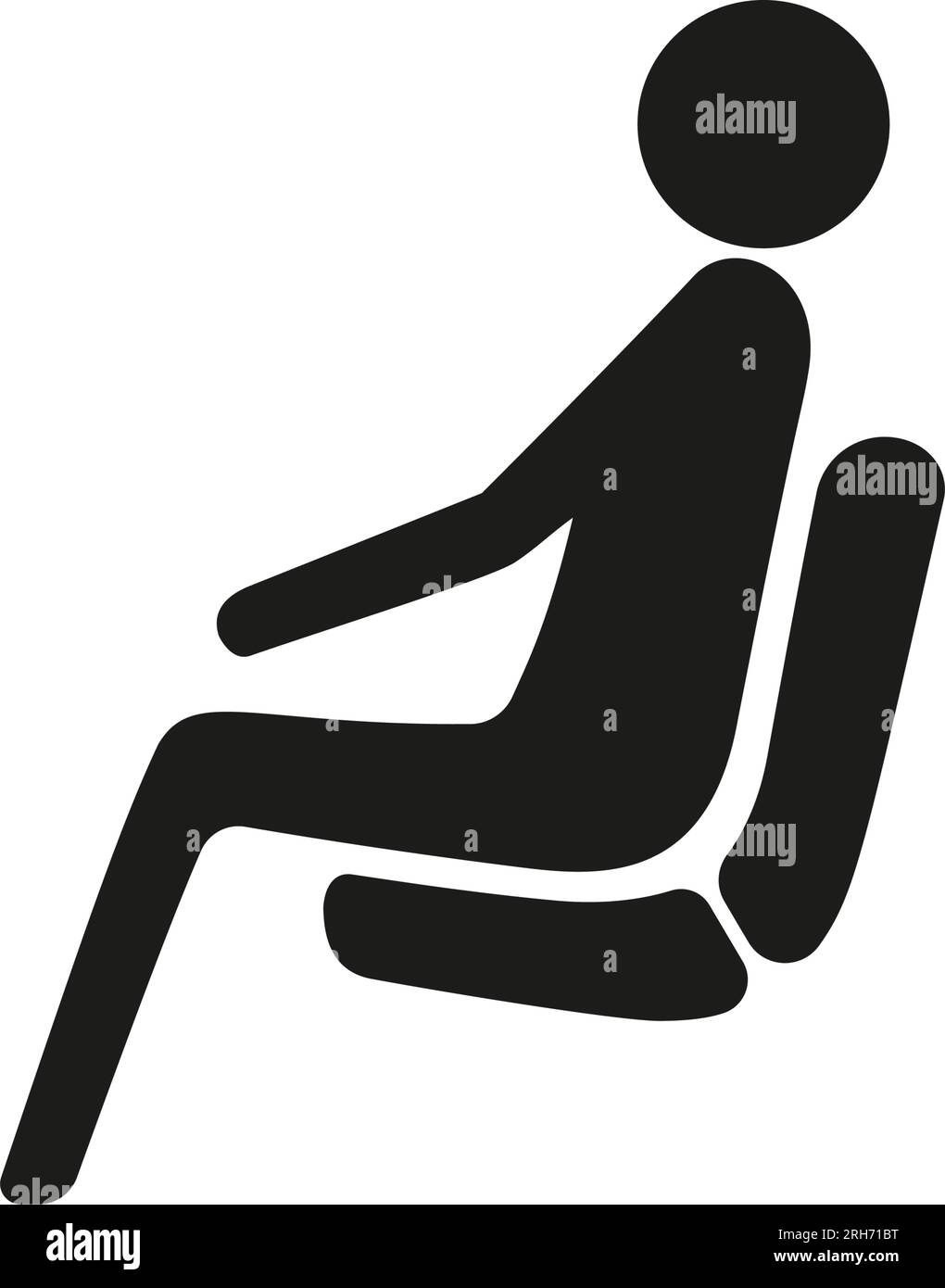 Sitting passenger icon Stock Vector Image & Art - Alamy