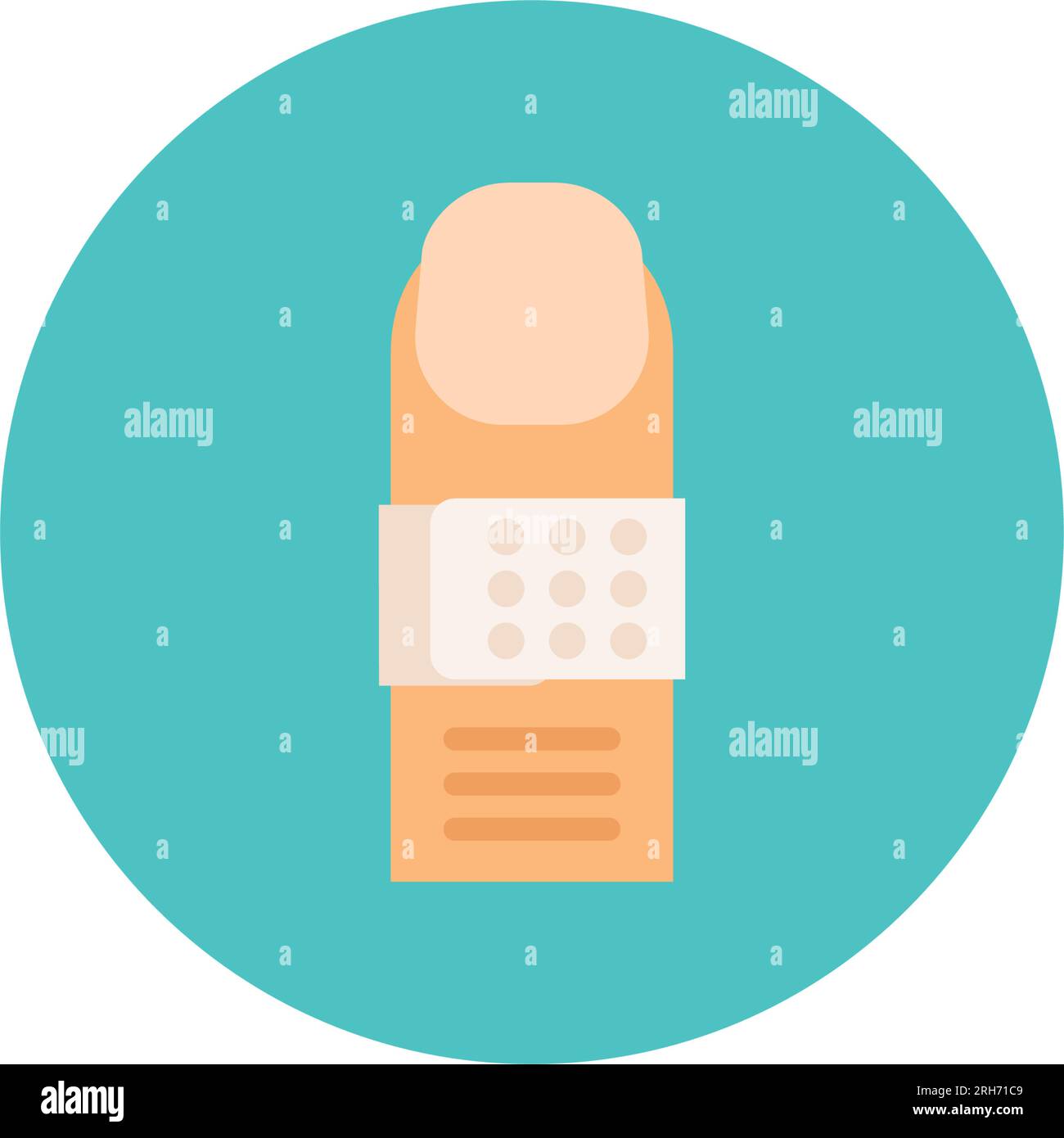 Wounded finger Stock Vector Images - Alamy