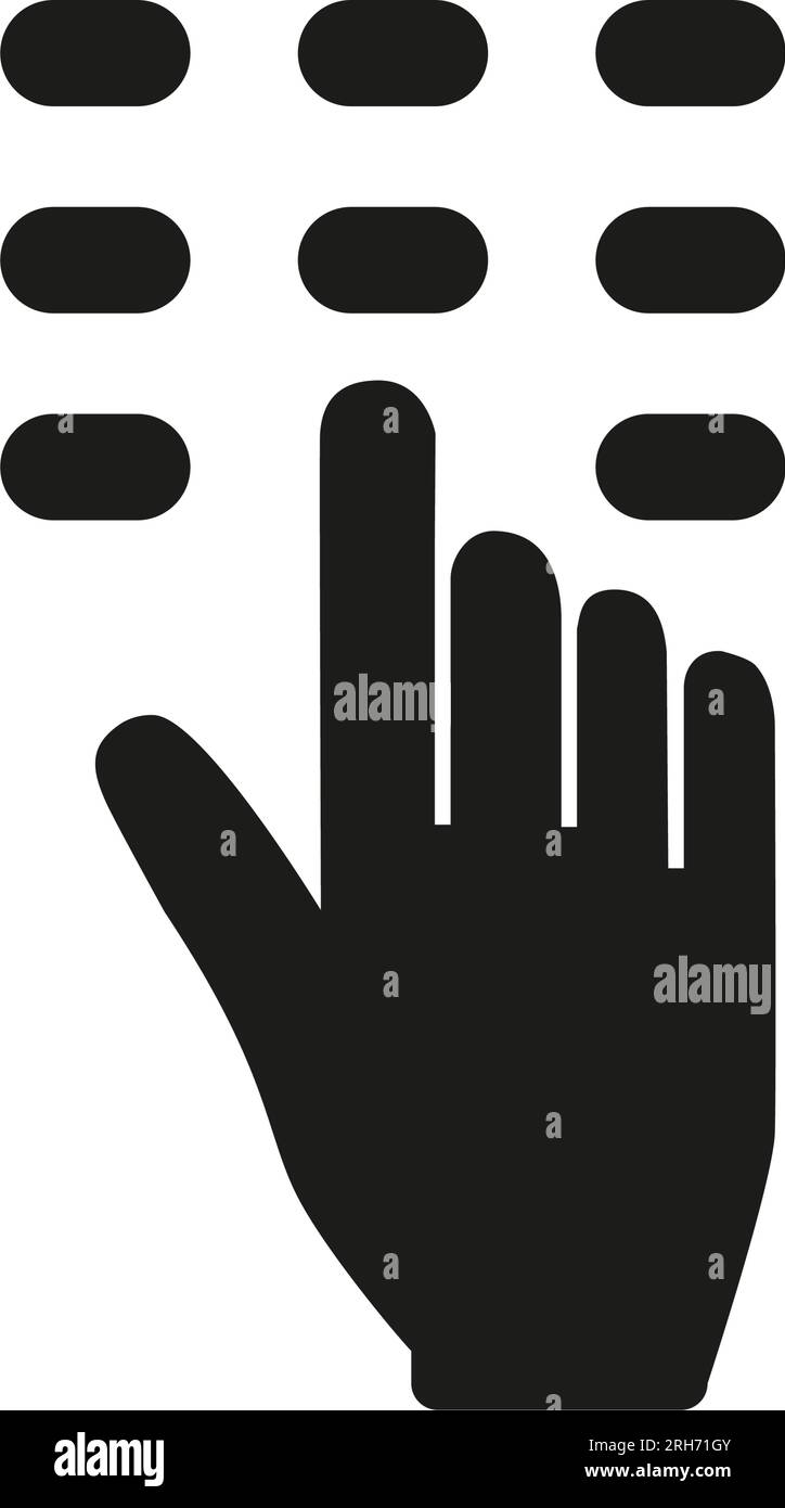 Entering code Stock Vector Images - Alamy