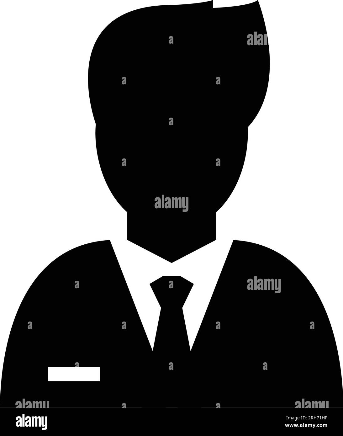 Avatar male man wearing suit hi-res stock photography and images - Alamy