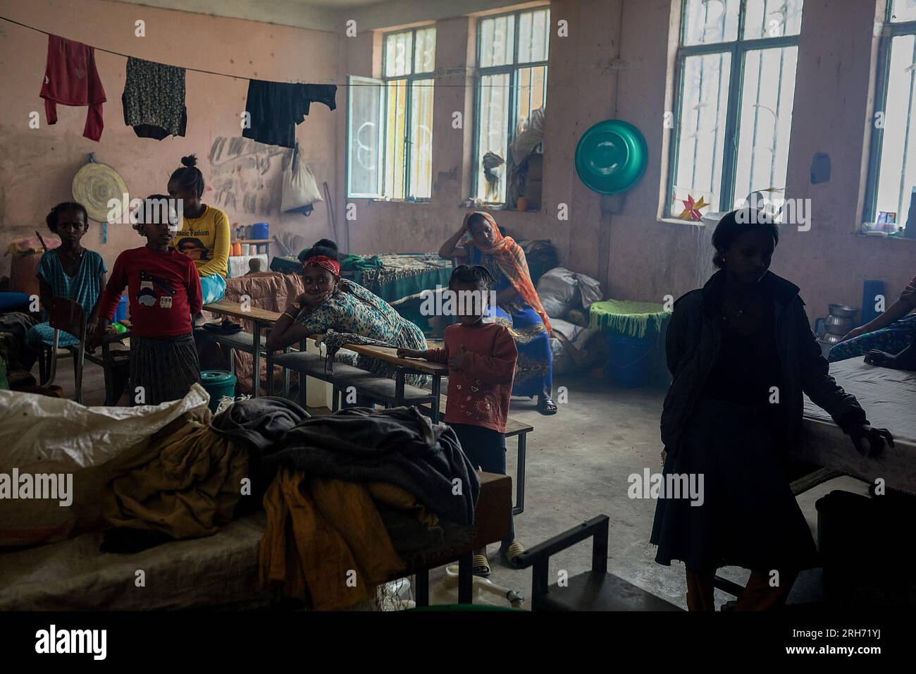 Abiy Adi, Ethiopia. 18th May, 2023. General view of a room in the IDP ...