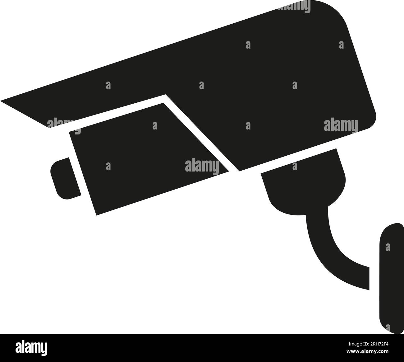 Hanging surveillance camera Stock Vector Images - Alamy