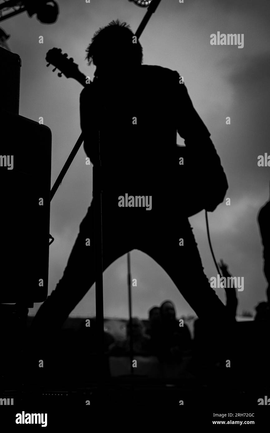 August rainy weather Black and White Stock Photos & Images - Alamy