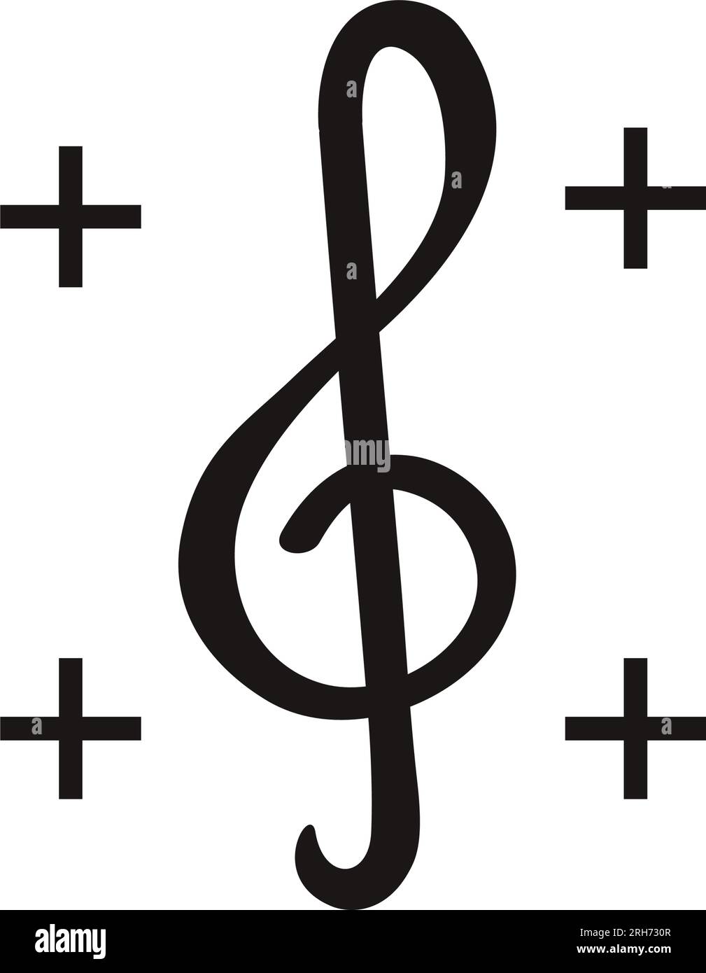 G clef hi-res stock photography and images - Alamy