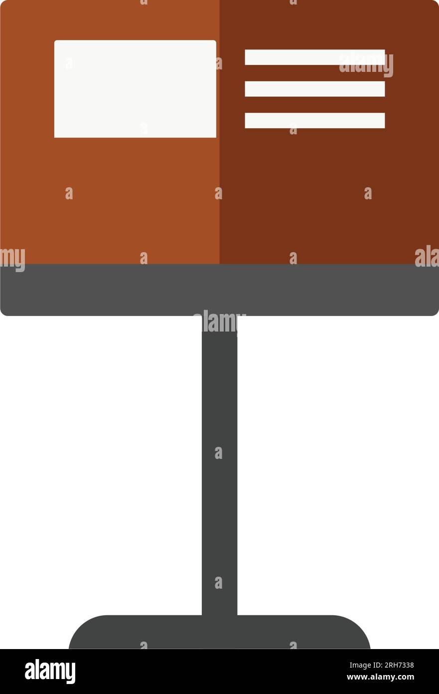 Museum stand icon Stock Vector Image & Art - Alamy