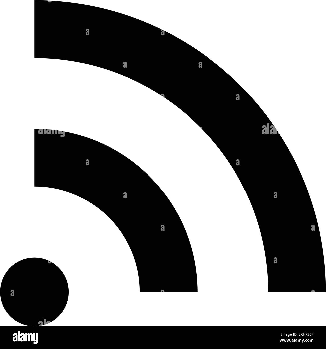 Wi-fi symbol simple icon Stock Vector Image & Art - Alamy