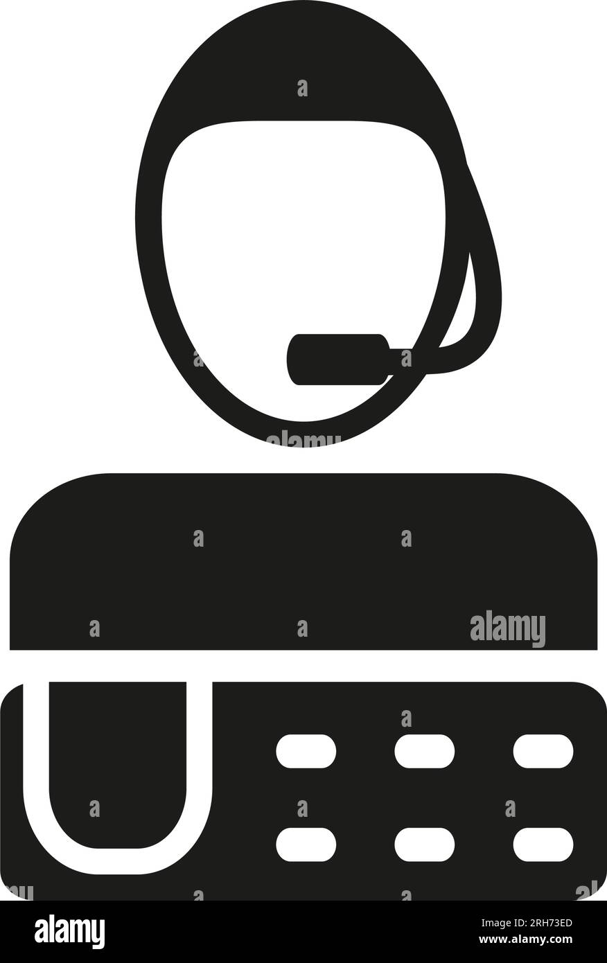 Receptionist manager Stock Vector Images - Alamy