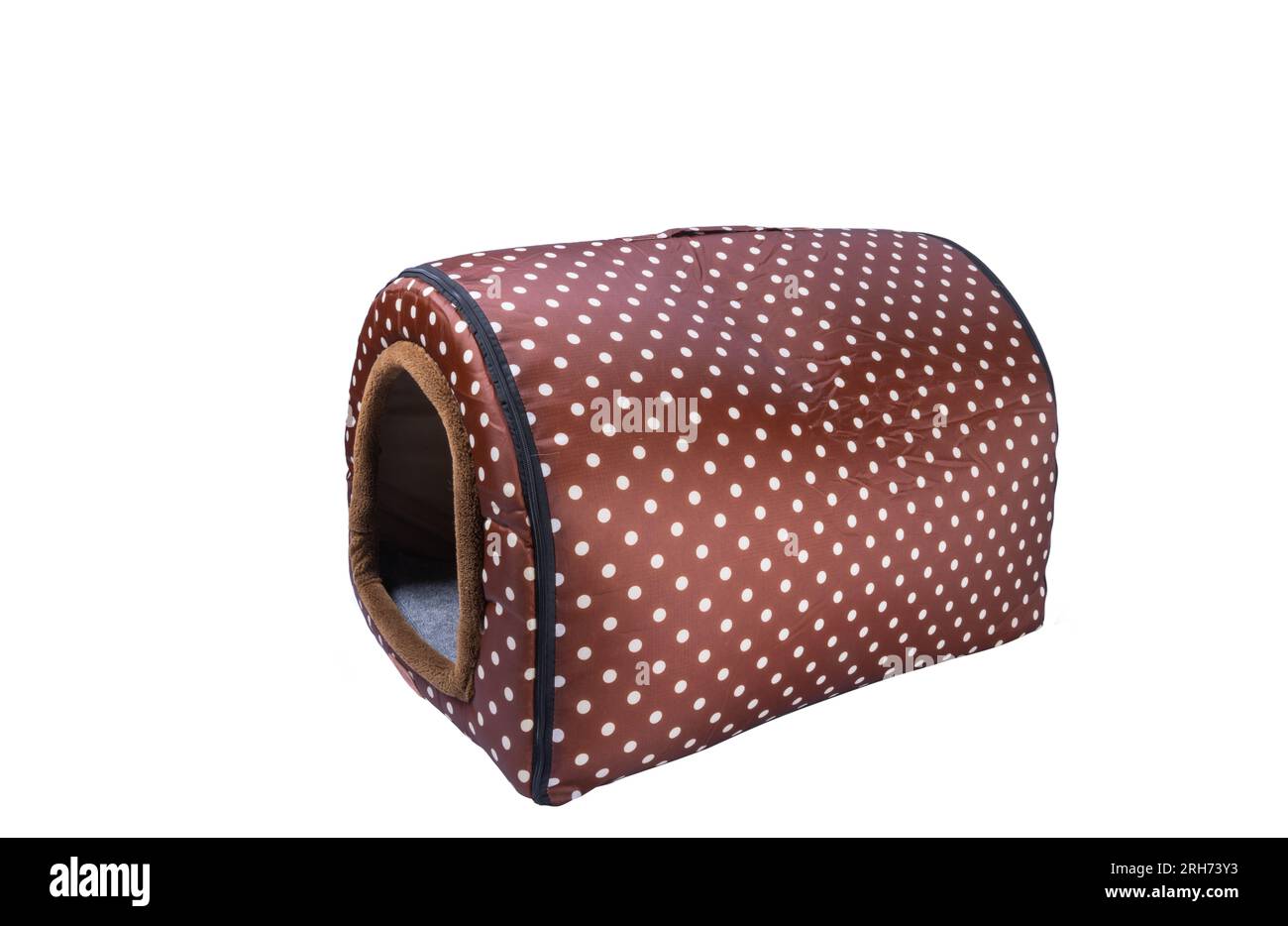 soft kennel for dog isolated on white background Stock Photo - Alamy