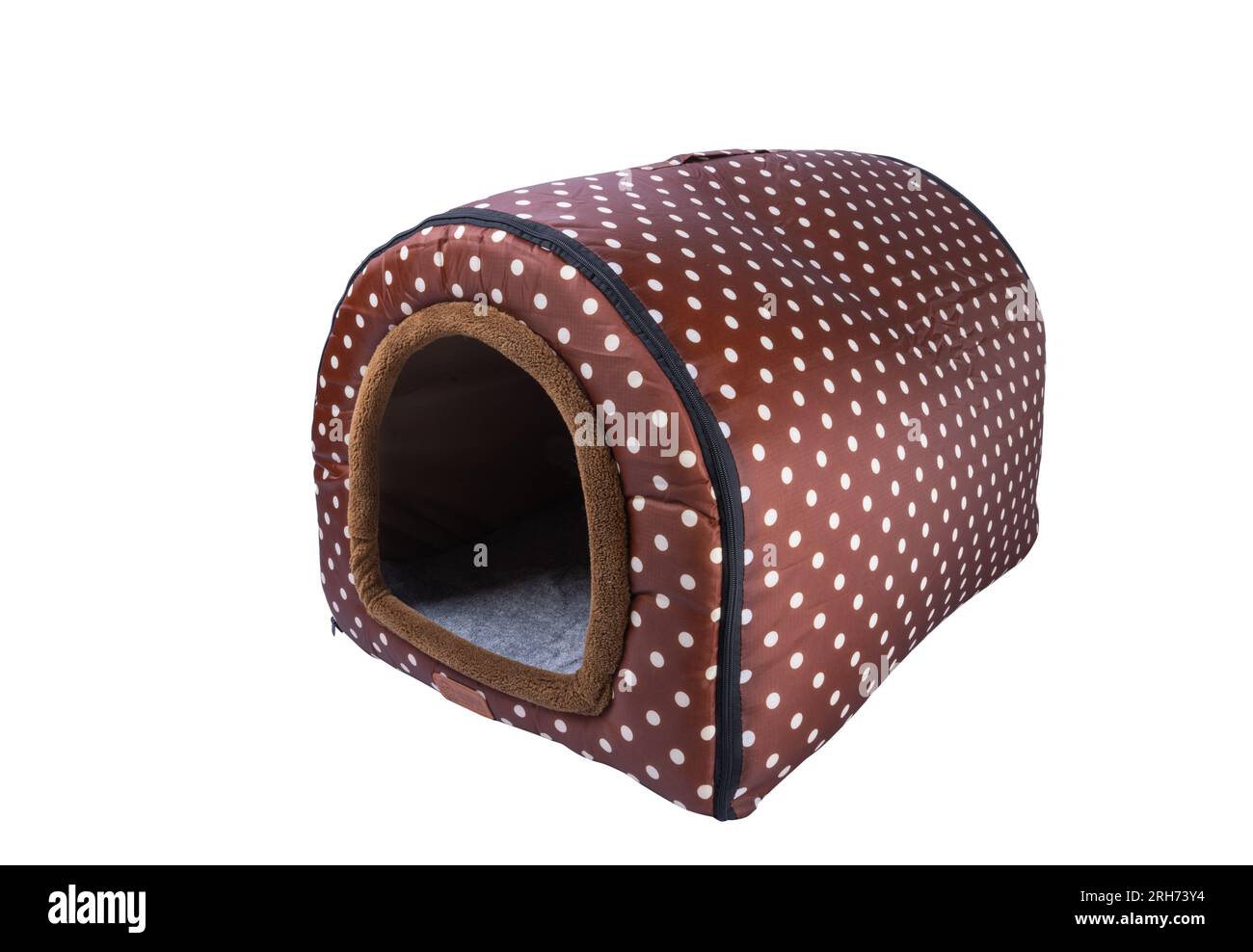 soft kennel for dog isolated on white background Stock Photo - Alamy