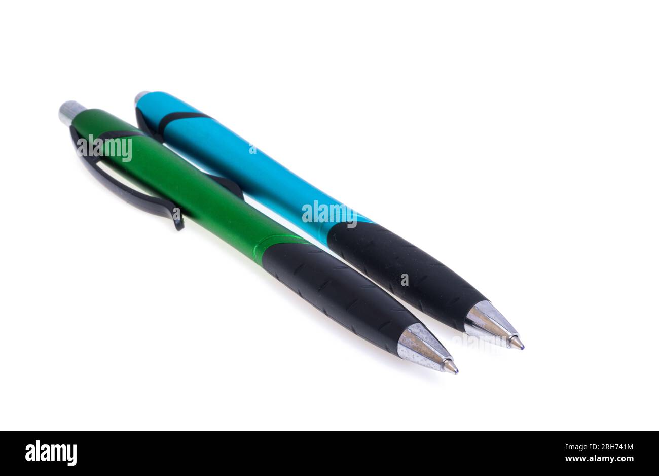 pens isolated on white background Stock Photo - Alamy