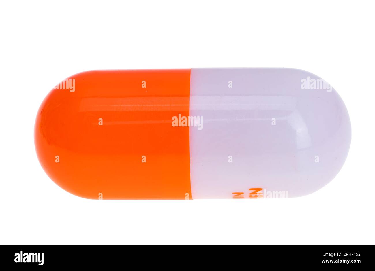 medical capsule isolated on white background Stock Photo - Alamy