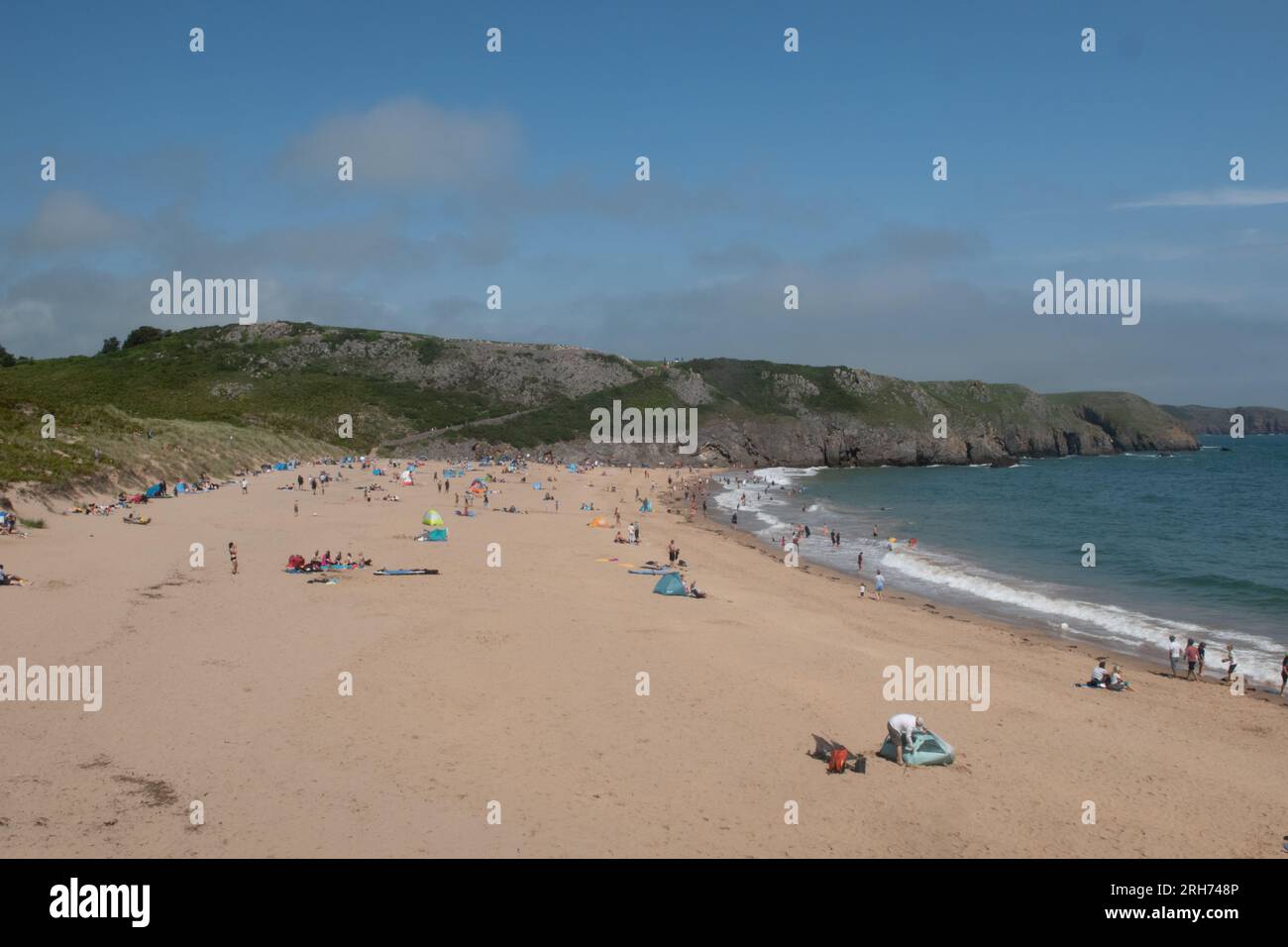 Barafundle Bay, Pembrokeshire, Wales, UK Stock Photo - Alamy