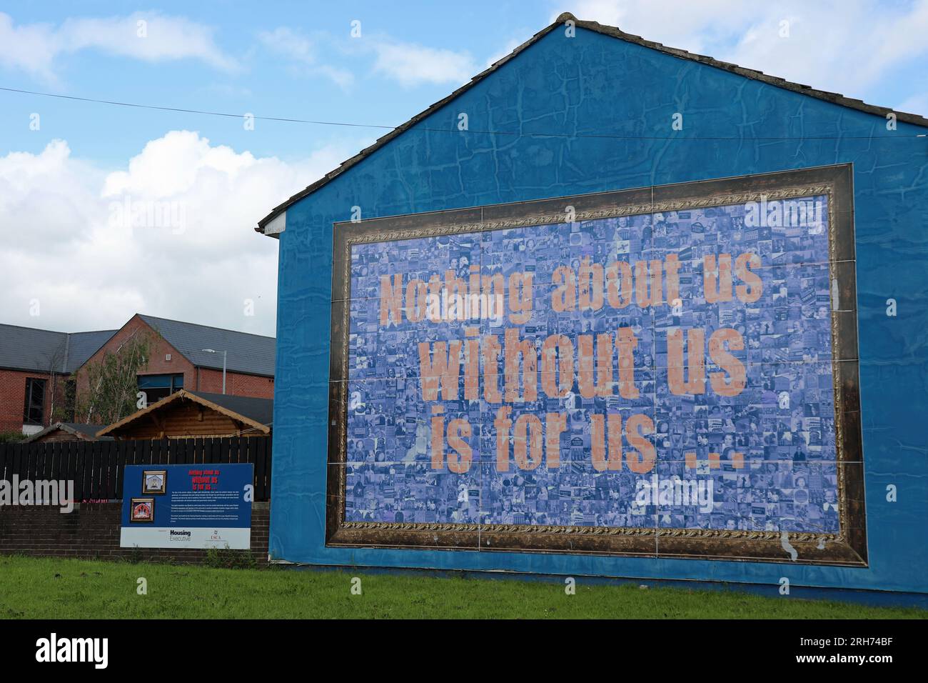 Lower Shankill Mural Stock Photo - Alamy