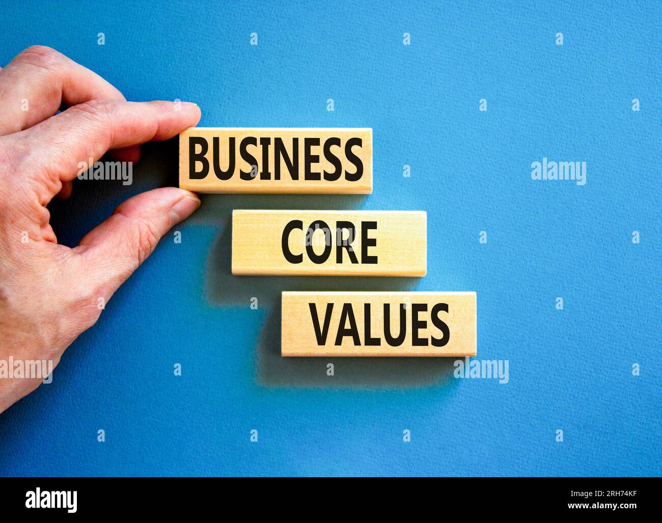 Business core values symbol. Concept words Business core values on ...
