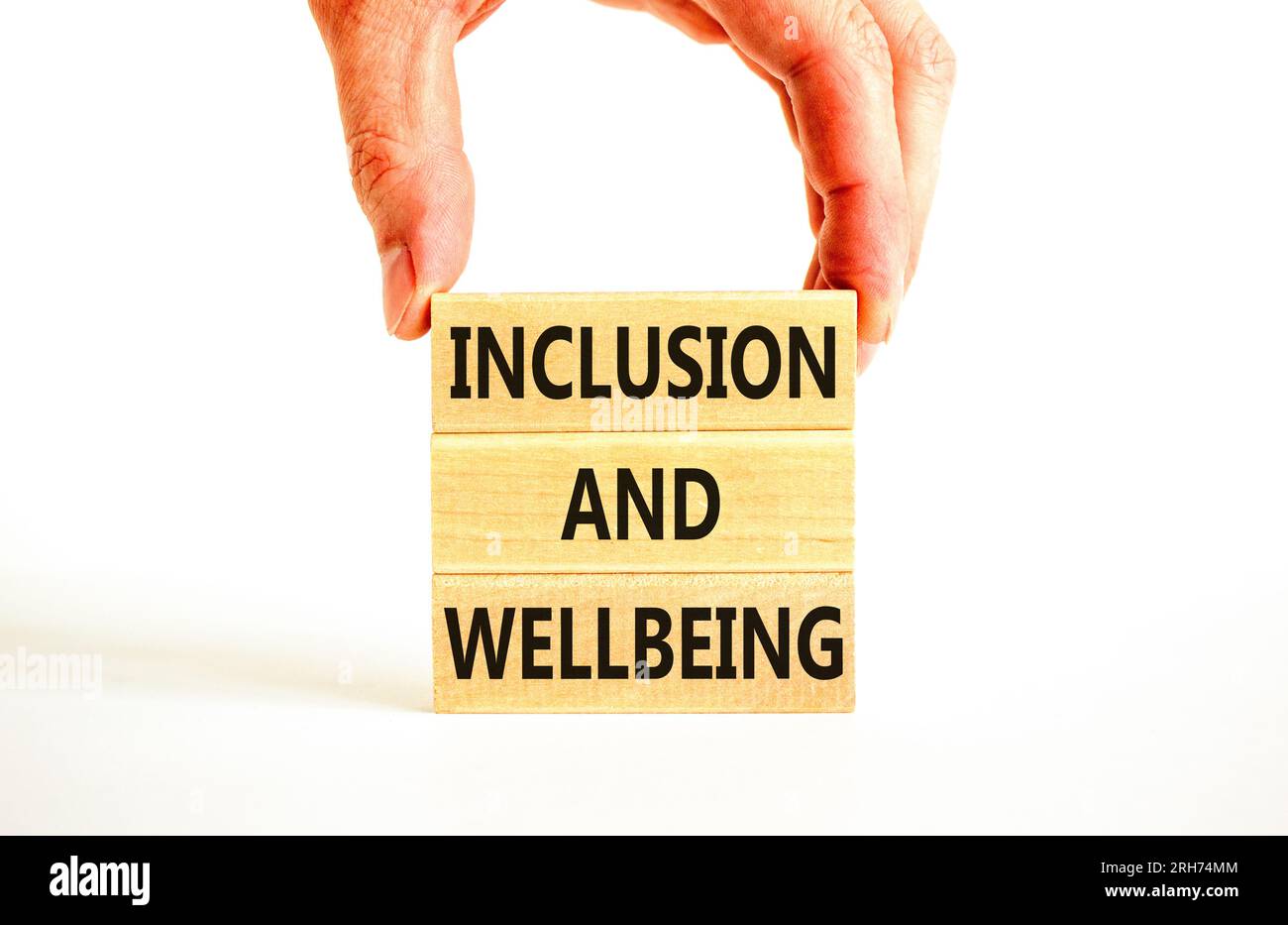 Inclusion and wellbeing symbol. Concept words Inclusion and wellbeing ...