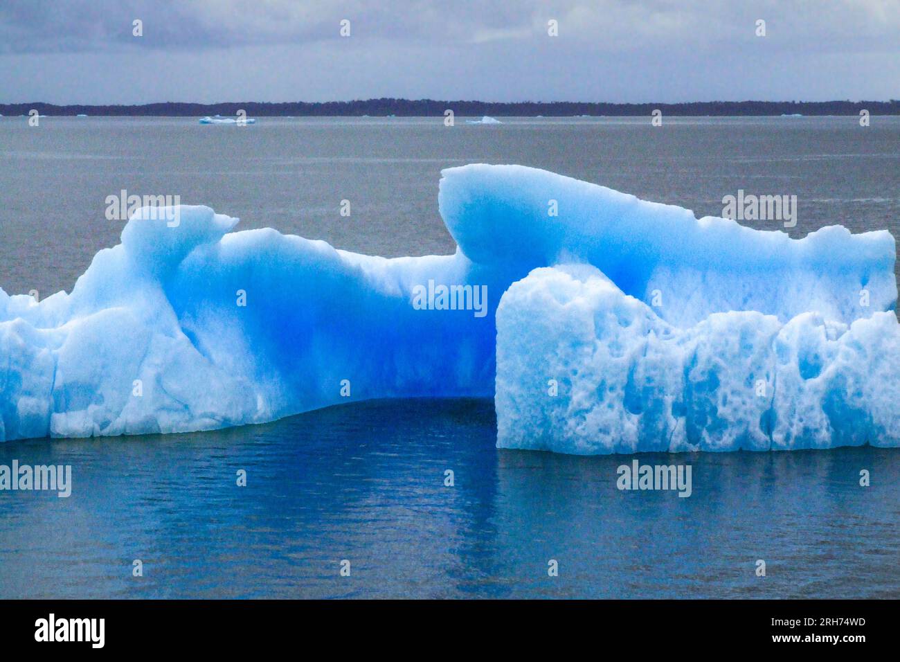 Detail of an iceberg from the San Rafael Glacier in the San Rafael ...