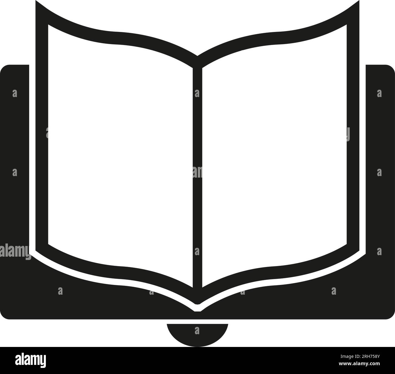 Open book simple icon Stock Vector Image & Art - Alamy