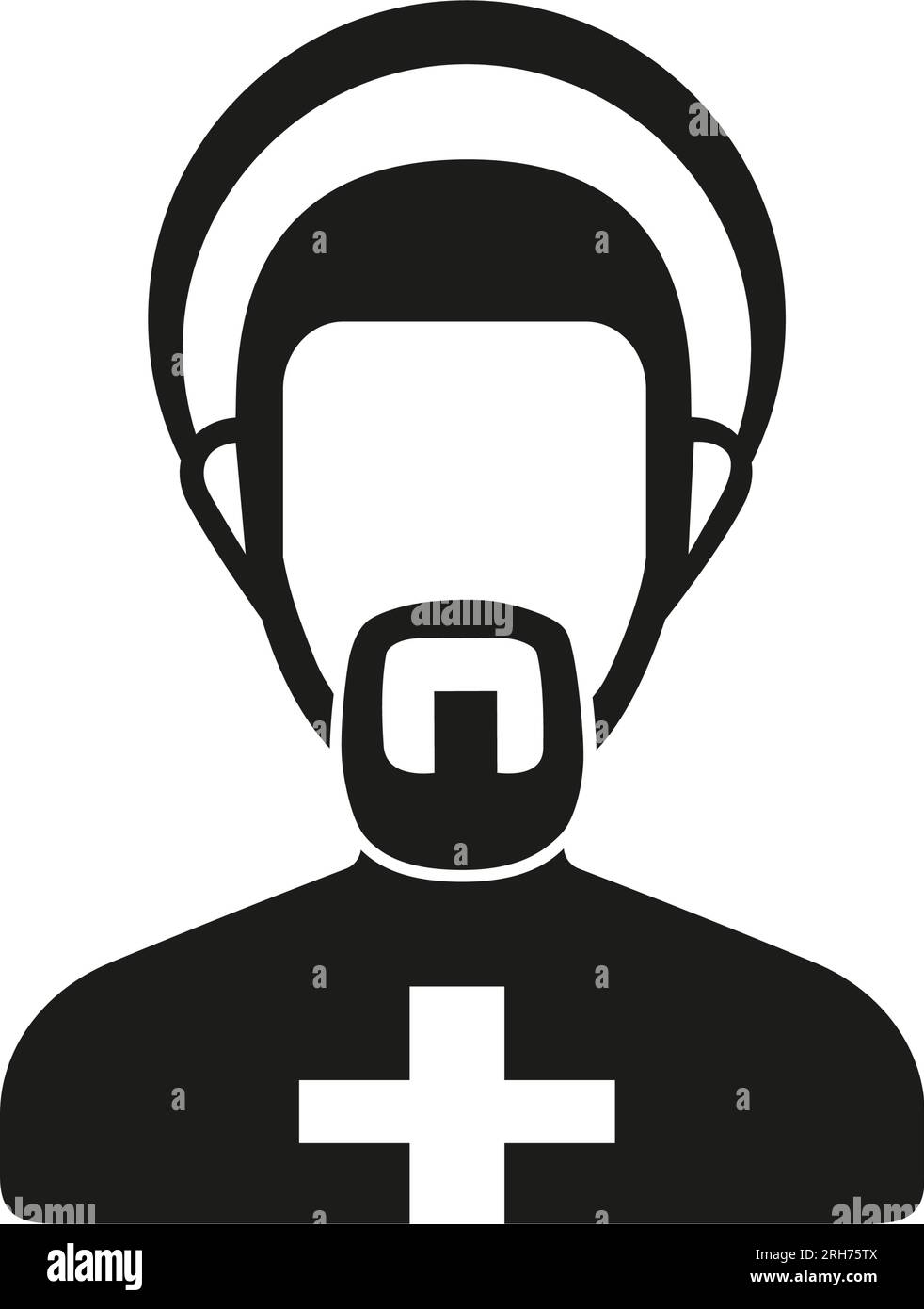 Clergyman icon set Stock Vector Image & Art - Alamy