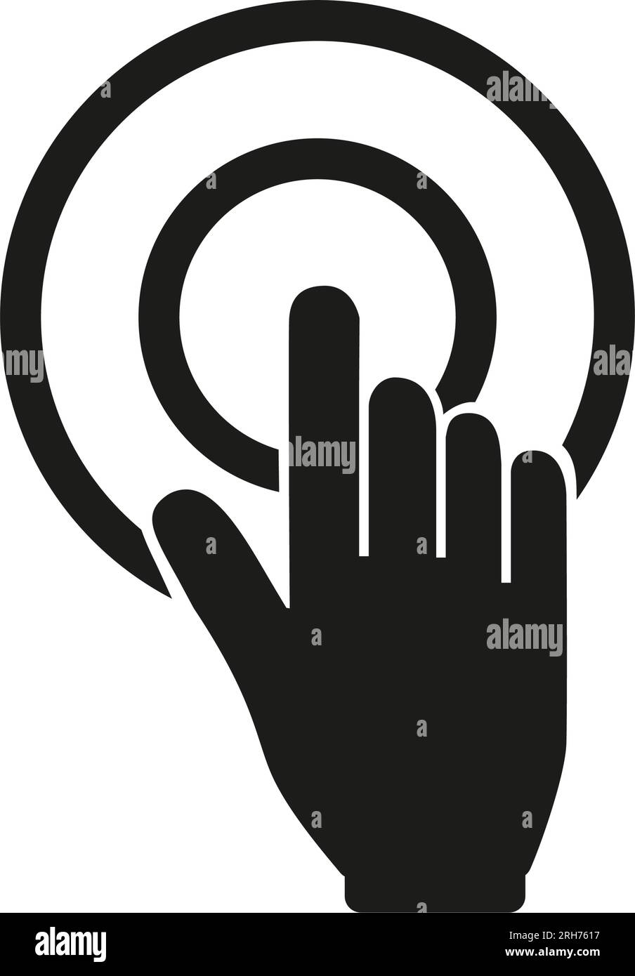Touching object sensory Stock Vector Images - Alamy