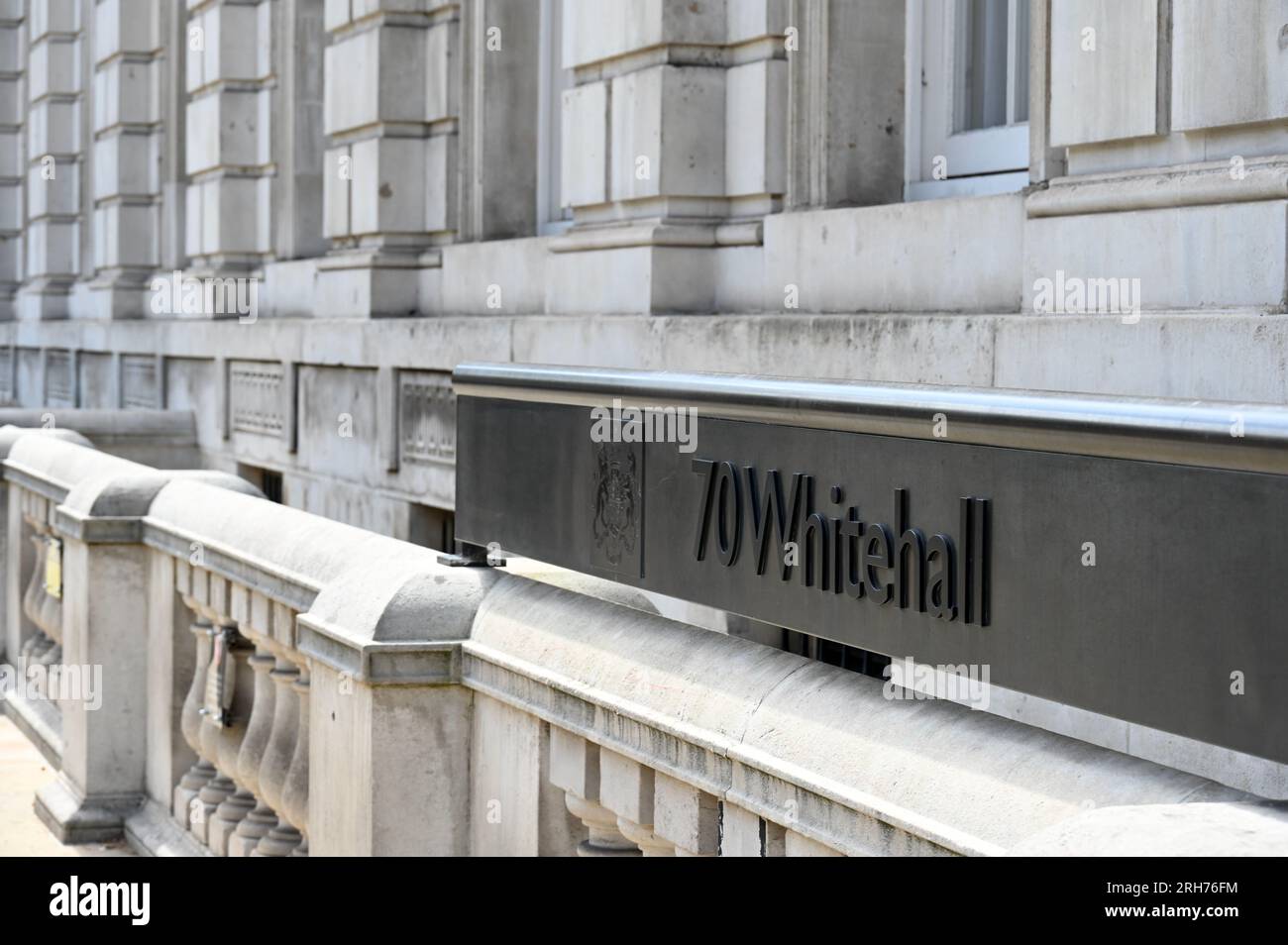 The Cabinet Office, 70 Whitehall, Westminster, London, UK Stock Photo ...