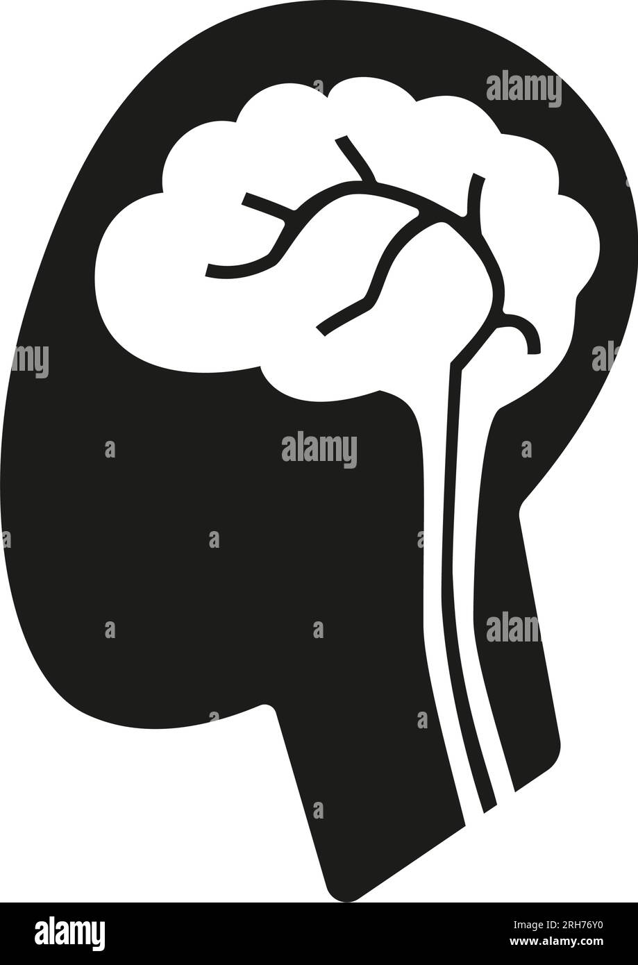 Human brain icon Stock Vector Image & Art - Alamy