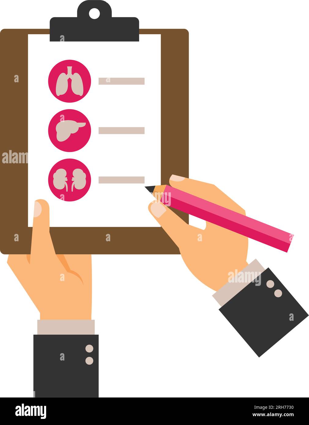 Checkup health report icon Stock Vector Image & Art - Alamy