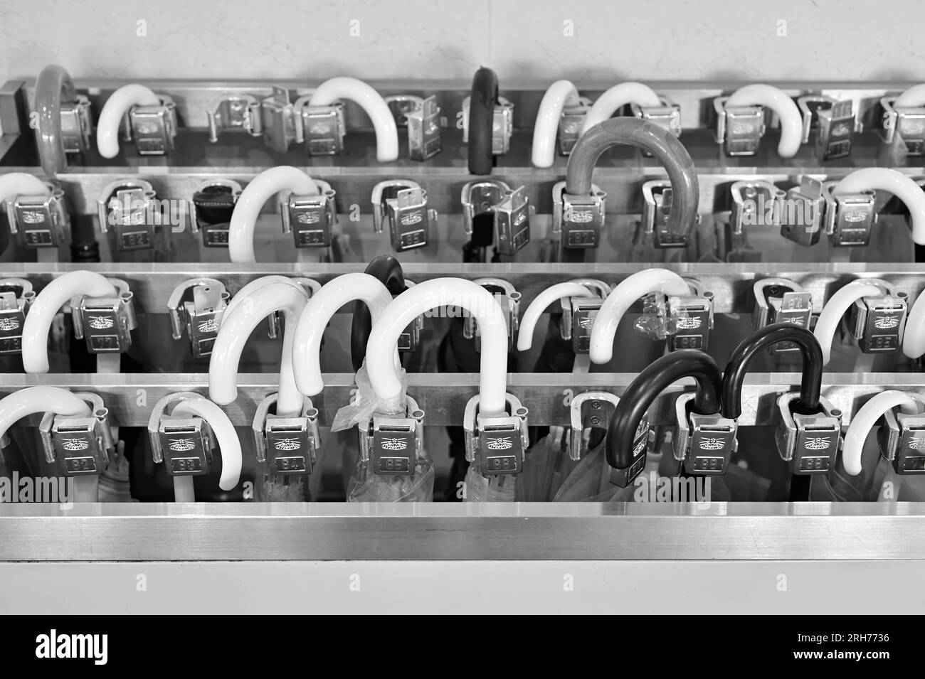 An umbrella locker in front of a hotel lobby, Kyoto JP Stock Photo - Alamy