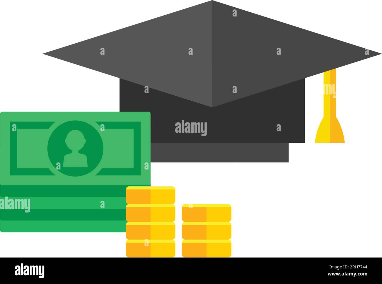 Education costs concept icon Stock Vector Image & Art - Alamy