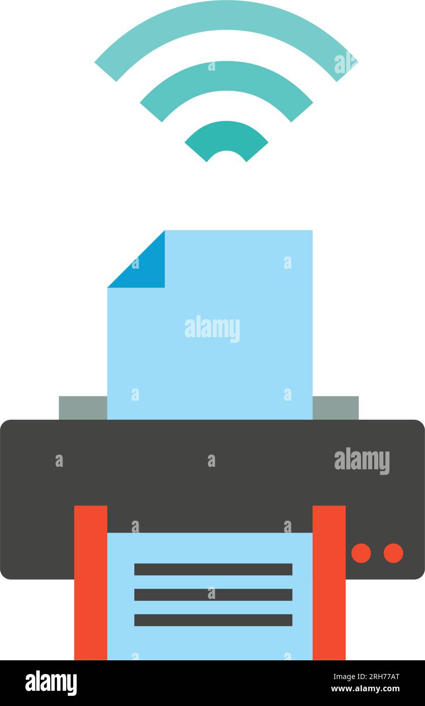 Smart office, printer Cut Out Stock Images & Pictures - Alamy