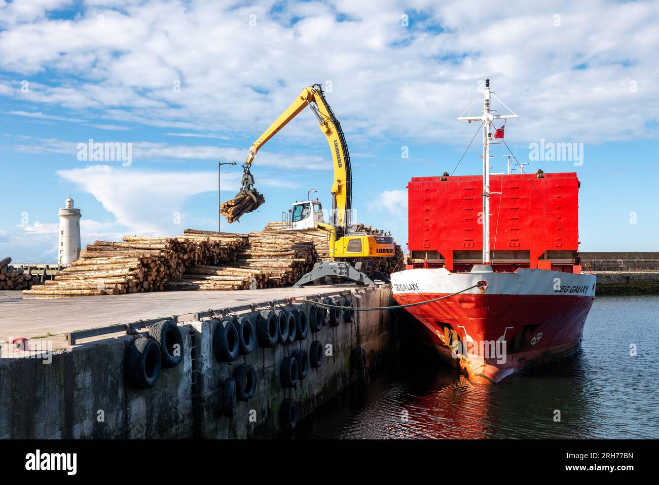 Buckie Harbour, Buckie, Moray, UK. 14th Aug, 2023. This is the General ...